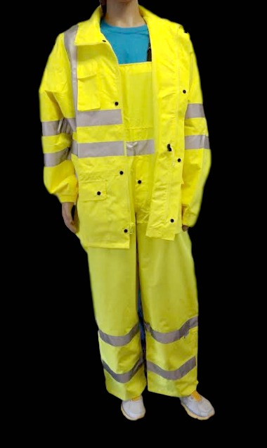 CLASS 3 LIME/REFLECTIVE RAIN BIB OVERALL PANTS | SAFETY APPAREL | ANSI ...