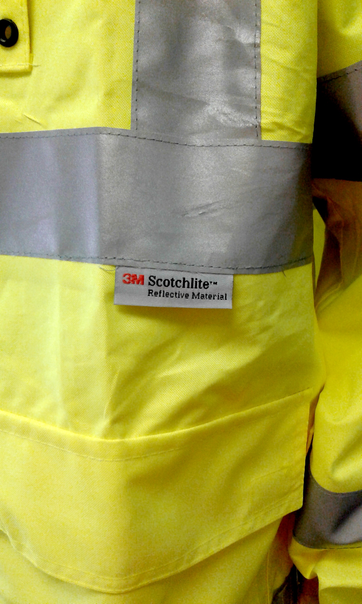 LIME PU/ANSI CL 3 RAINCOAT 49" 3M REFLECTIVE | SAFETY APPAREL | ANSI ...