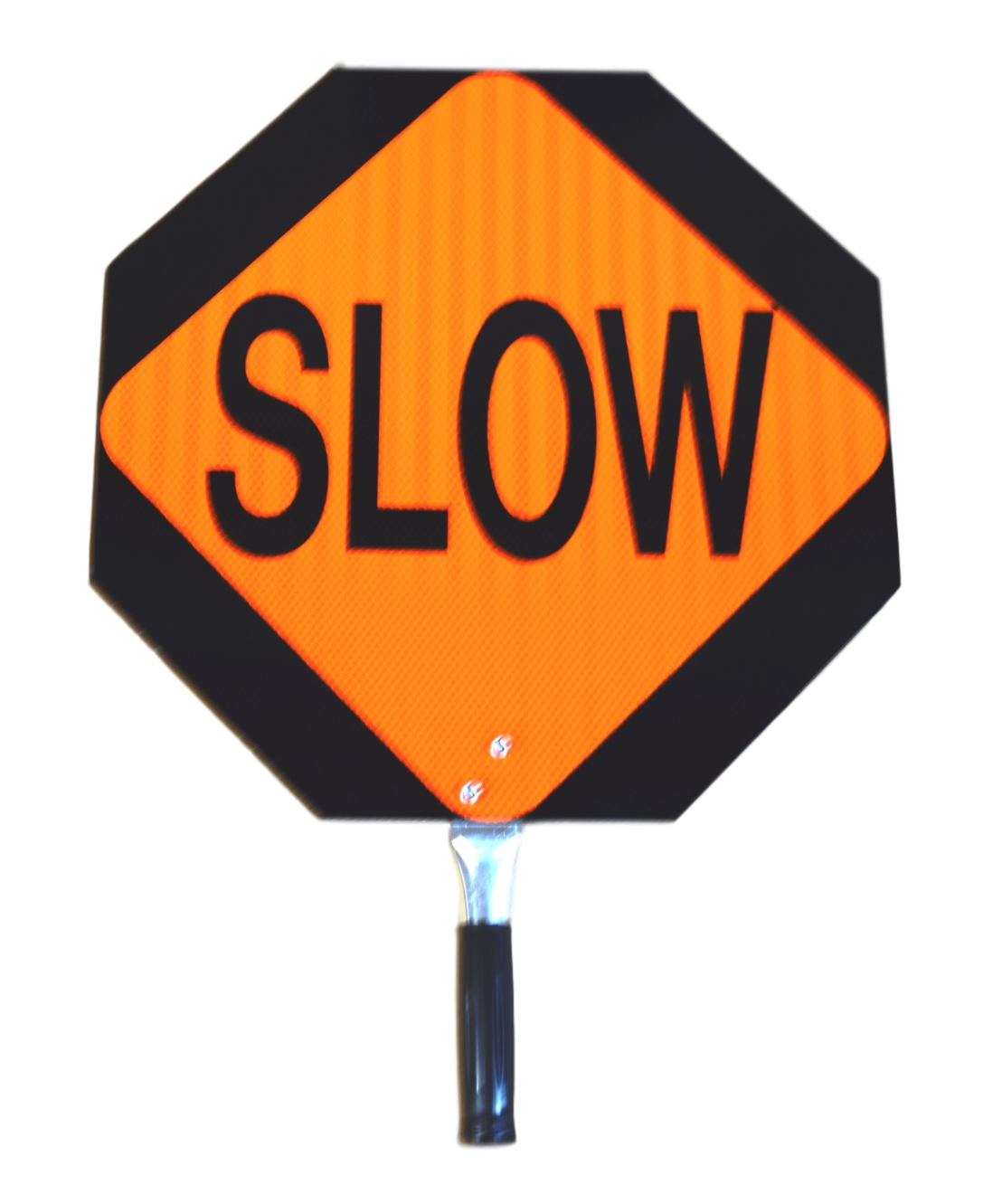 Ameri-Viz 18 STOP/SLOW PADDLE/EG REFL ALUM/SHORT HANDLE | STOP PADDLE ...