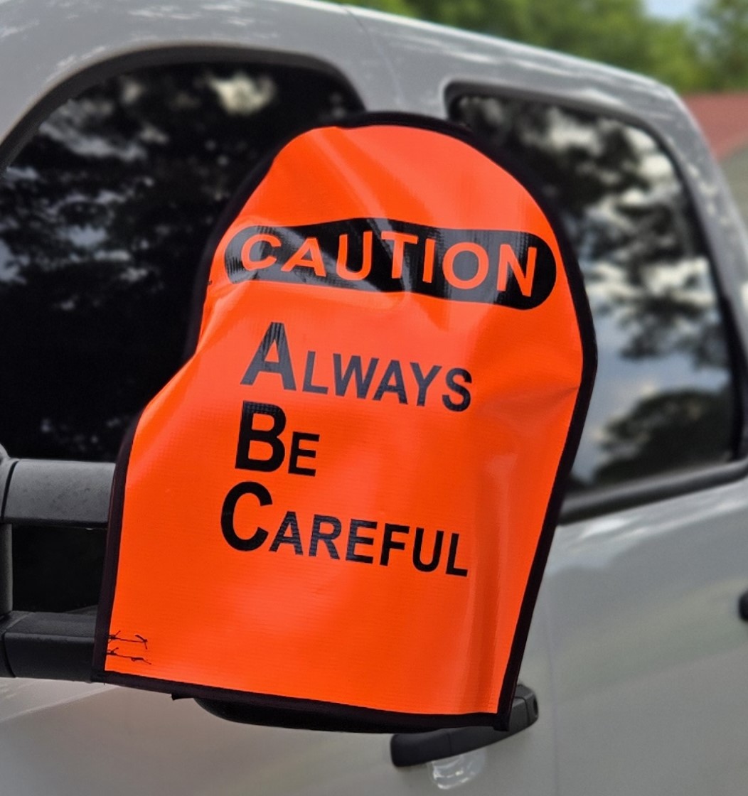 Ameri-Viz 2 SAFETY ORG MIRROR COVERS | Temp | MTS-Safety, Inc