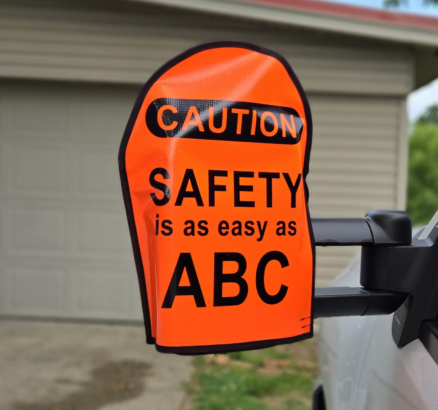 Ameri-Viz 2 SAFETY ORG MIRROR COVERS | Temp | Ameri-Viz