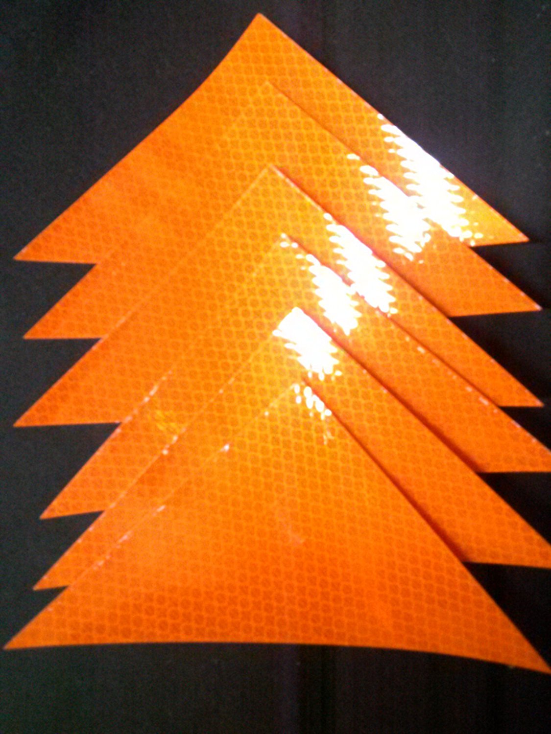 3M REFLECTIVE TRIANGLE - ORG - 6 PIECE | TRAFFIC SAFETY | MTS-Safety, Inc