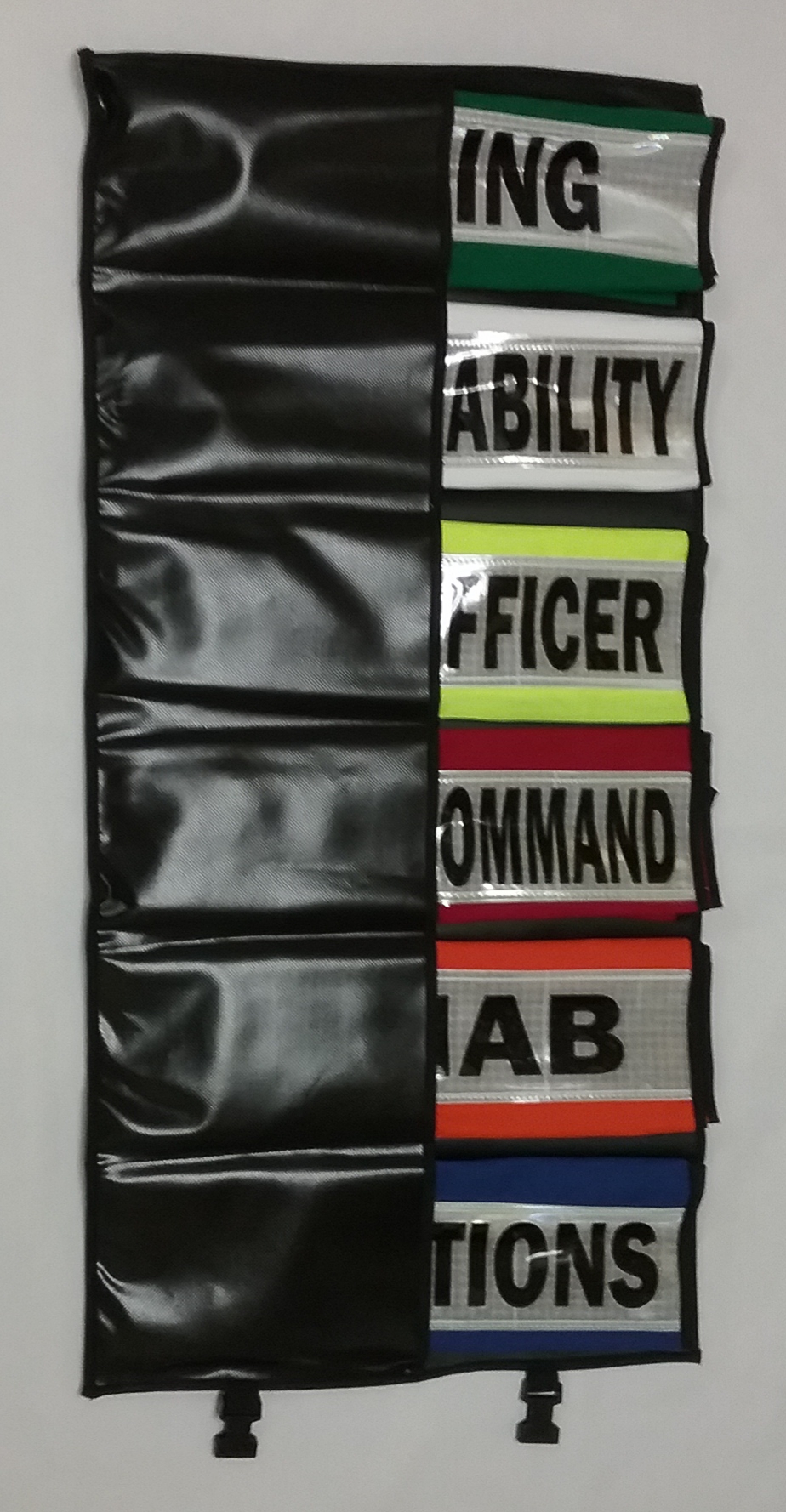 INCIDENT COMMAND KIT/ 6 VEST WITH ROLL BAG | AMERICAN MADE | USA Made ...