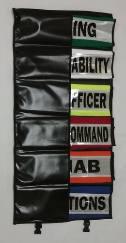 INCIDENT COMMAND KIT/ 6 VEST WITH ROLL BAG | AMERICAN MADE | USA Made ...